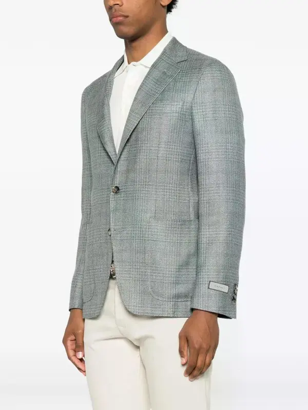 Canali Check-pattern Blazer