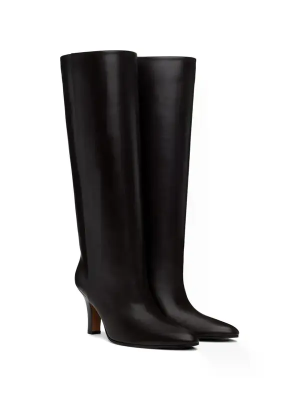 THE ROW Pointed-toe Knee-high Stiletto Boots