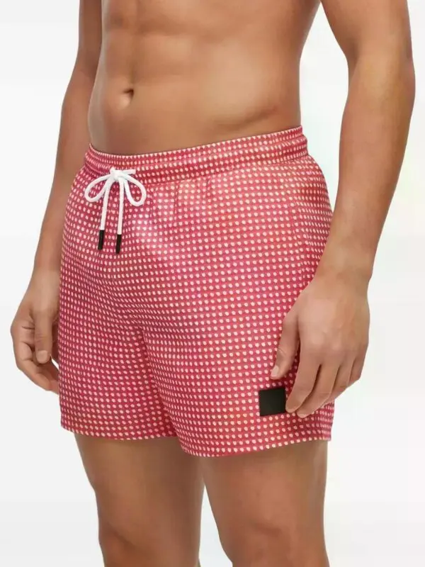 BOSS Graphic Print Swim Shorts