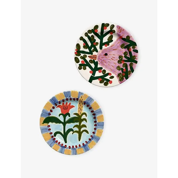 SERAX Santiago De Borja Dinner Plate 01 Stoneware Plates Set Of 2 - Mixed