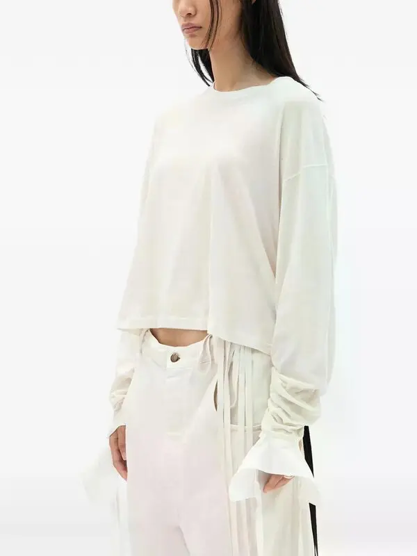 ANN DEMEULEMEESTER Nila Sketch-print Long-sleeve T-shirt