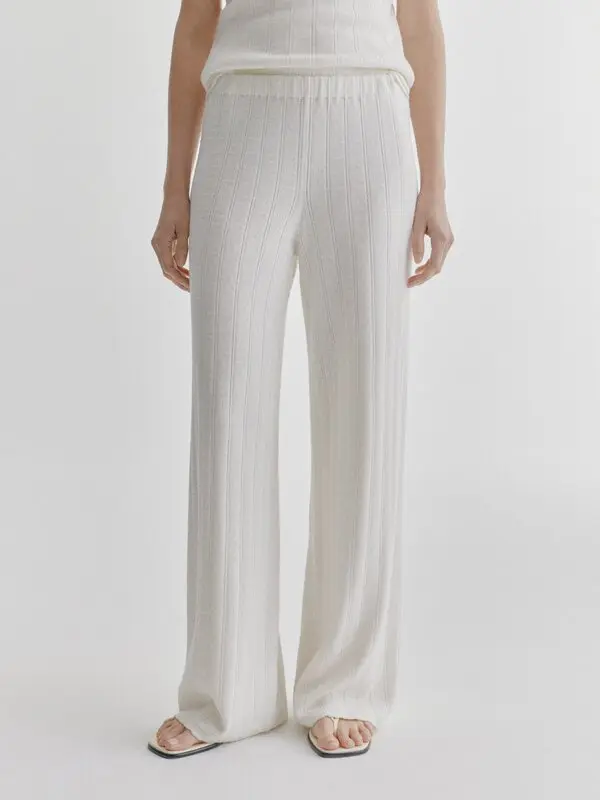 LISA YANG The Shannen Knit Trousers