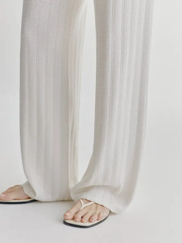 LISA YANG The Shannen Knit Trousers