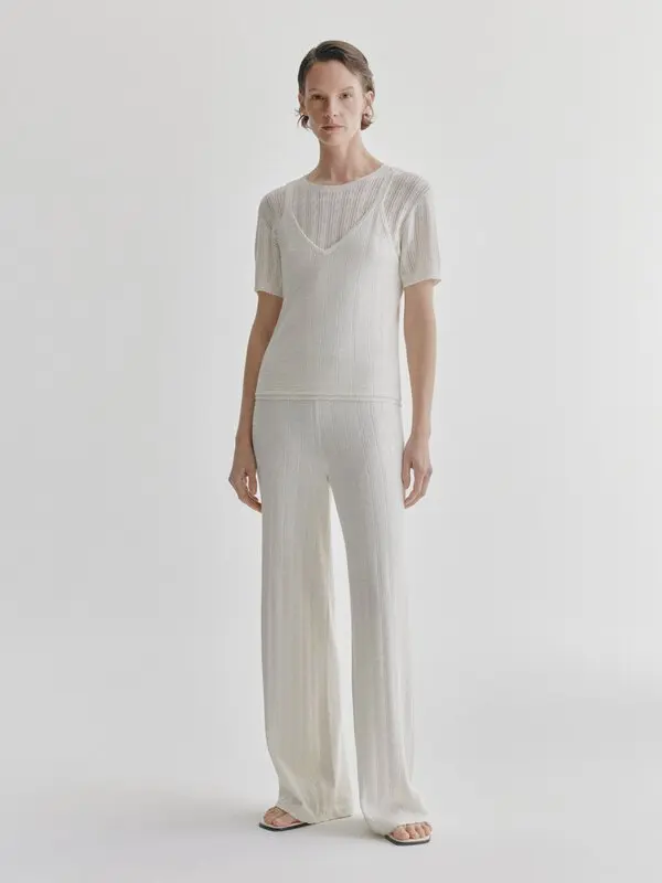 LISA YANG The Shannen Knit Trousers