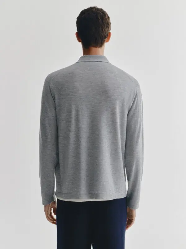 LISA YANG The Kieran Cardigan In Fine Gauge Cashmere - Mist