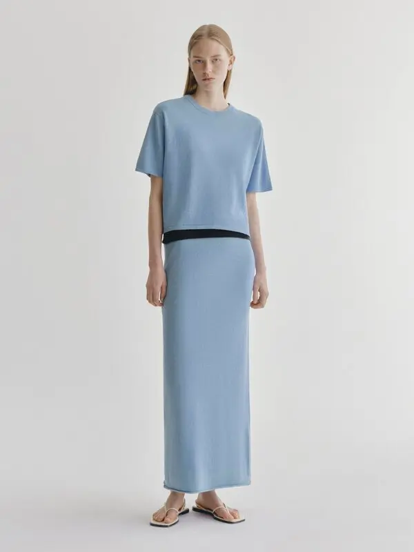 LISA YANG Rubie T-shirt - Soft Sky