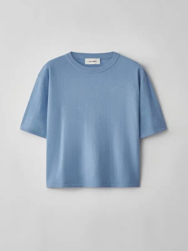 LISA YANG Rubie T-shirt - Soft Sky