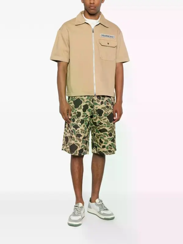 REPLAY Logo Patch Short Sleeve Jacket