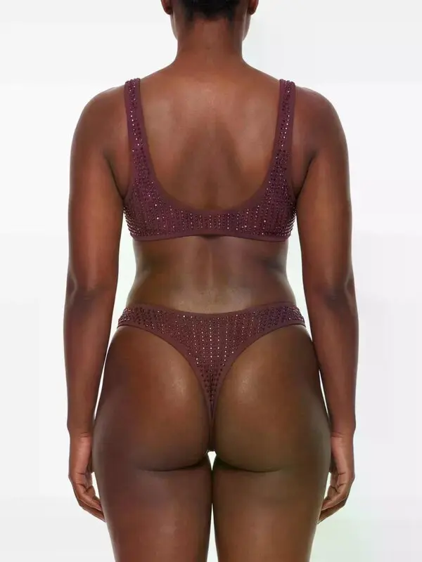 VENUJA Crystal-embellished Bikini Set