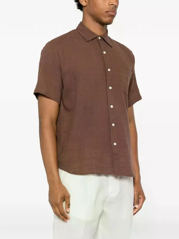 LA PAZ Short-sleeve Button-down Shirt