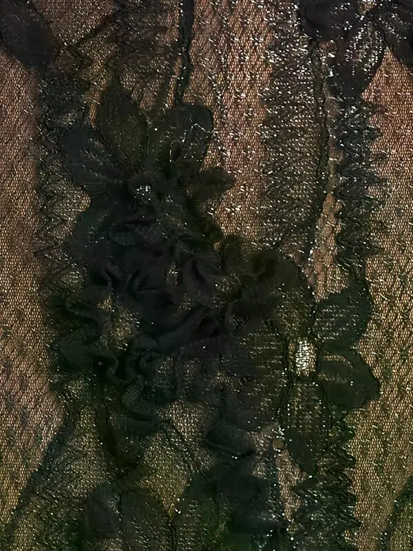 Tadashi Shoji Kaiti Ruffled Lace Gown