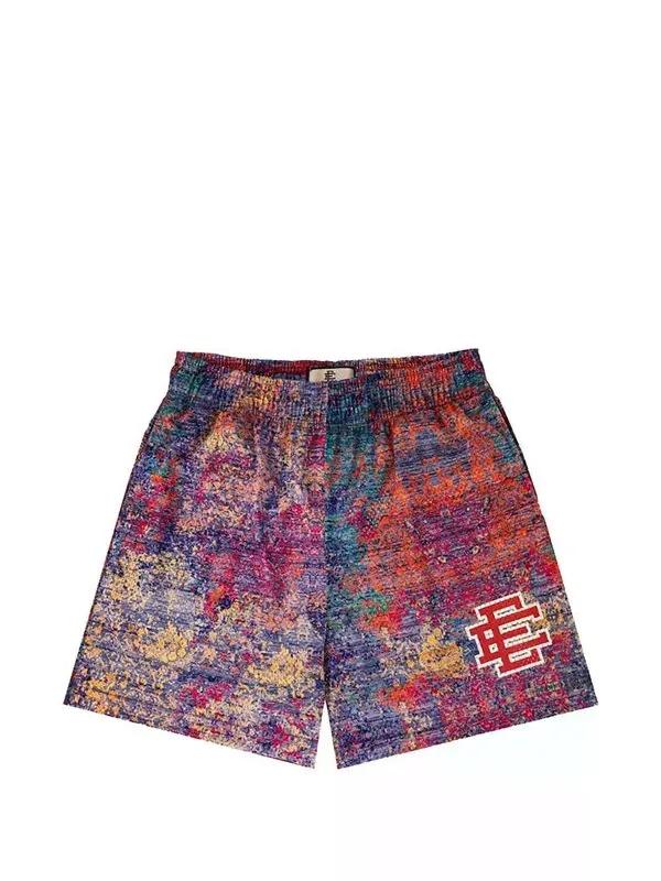 ERIC EMANUEL Ee Rug Logo Print Shorts