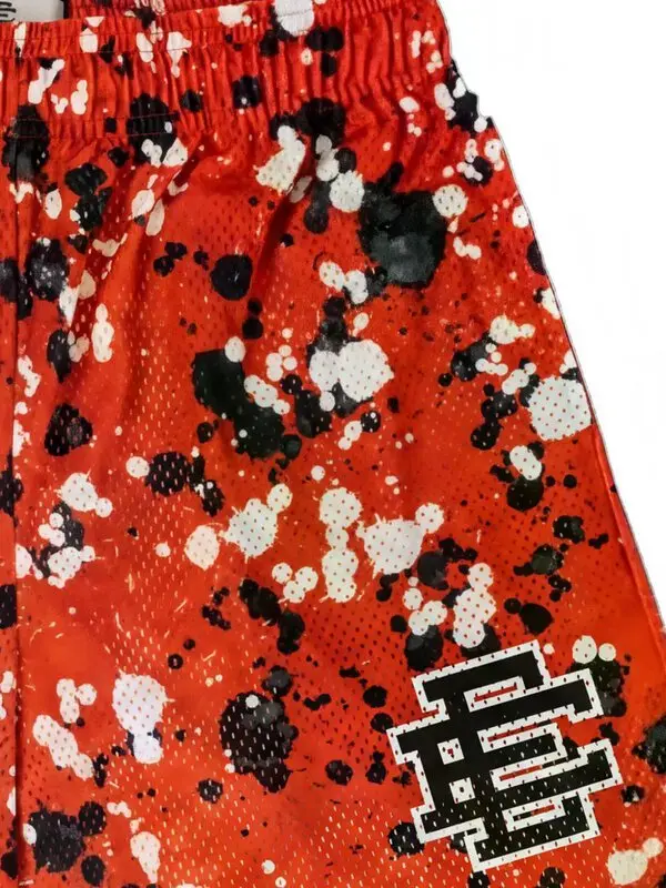 ERIC EMANUEL Ee Basic Paint-splatter Shorts