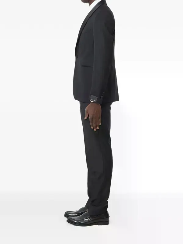 Tagliatore Super 110s Satin-lapel Wool Suit