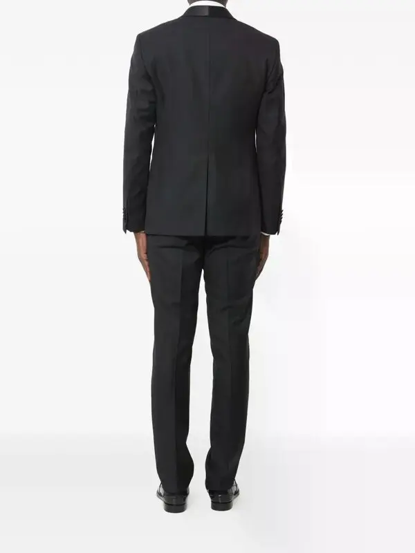 Tagliatore Super 110s Satin-lapel Wool Suit