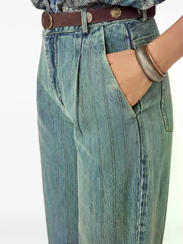 MAISON HOTEL Striped Jeans