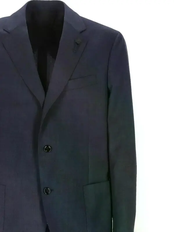 LARDINI Flower-patch Wool Suit