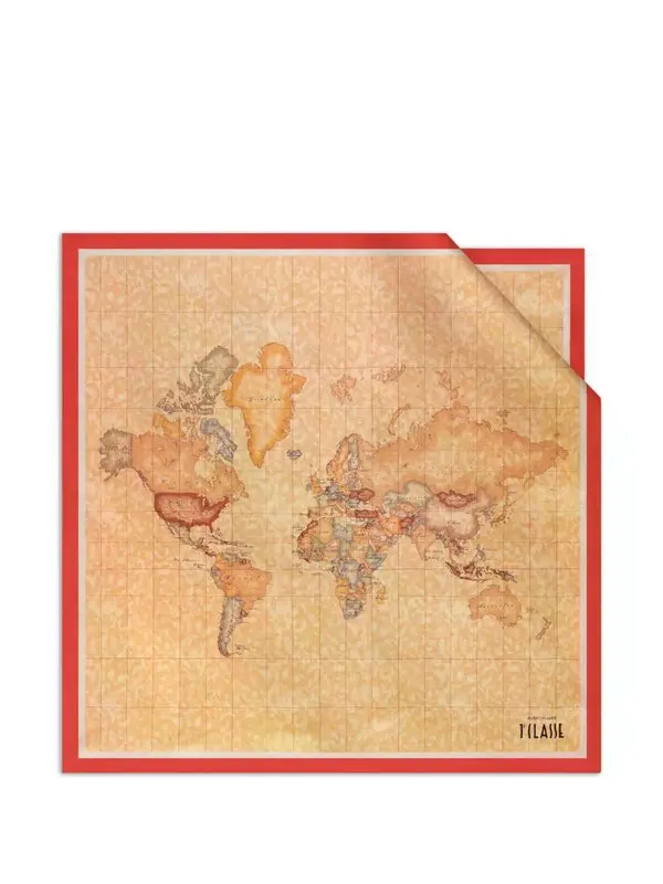 ALVIERO MARTINI 1° CLASSE Geo Classic Square Scarf