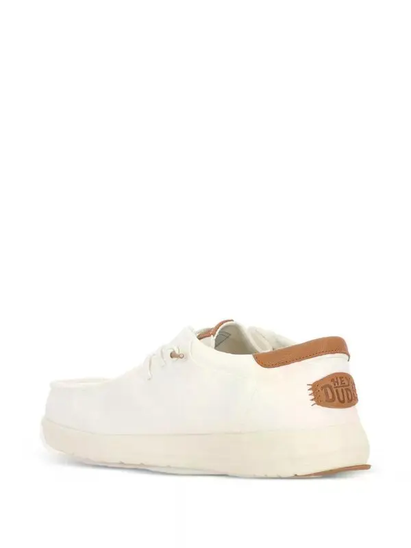 HEY DUDE Canvas Boat Shoes