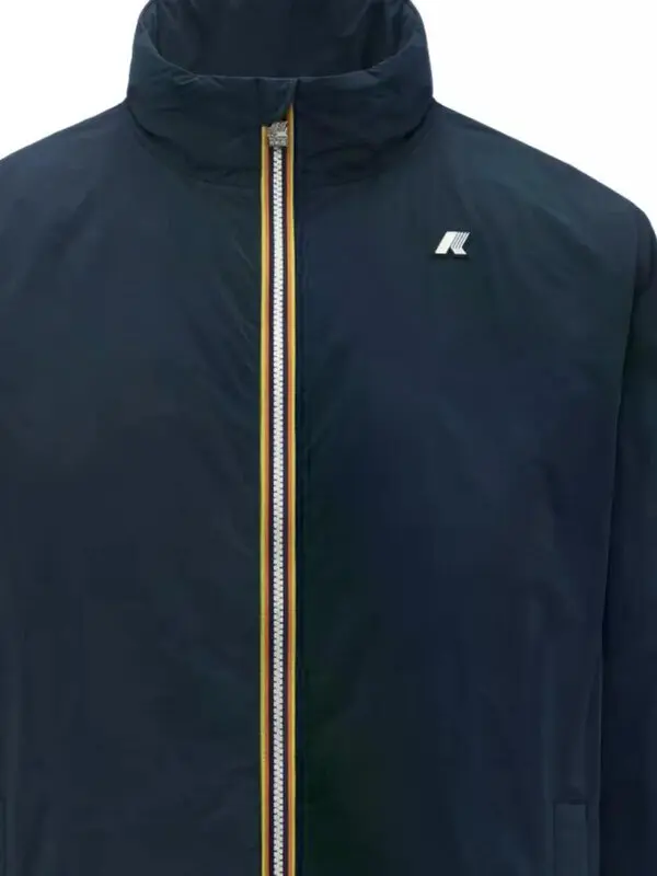 K-WAY Zip-up Jacket With Logo Patch