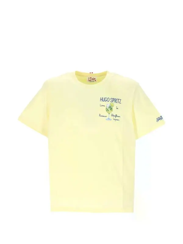 MC2 SAINT BARTH Portofino Graphic-print T-shirt - Yellow