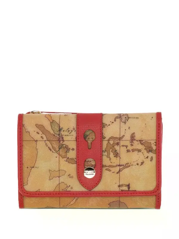 ALVIERO MARTINI 1° CLASSE Geo Classic Map-print Wallet
