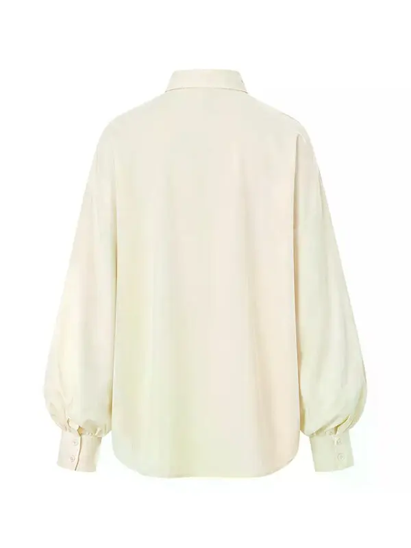 SOSUE Antonia Floral Detail Shirt - Neutrals