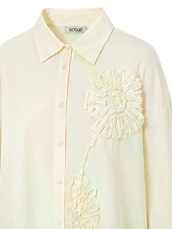 SOSUE Antonia Floral Detail Shirt