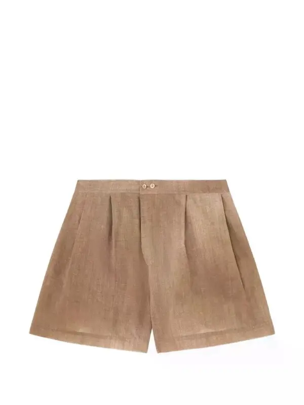 Ermanno Scervino Pleated Wide-leg Shorts