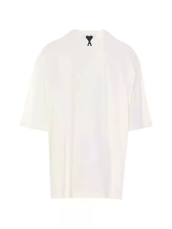 AMI Paris Cotton Logo Print T-shirt
