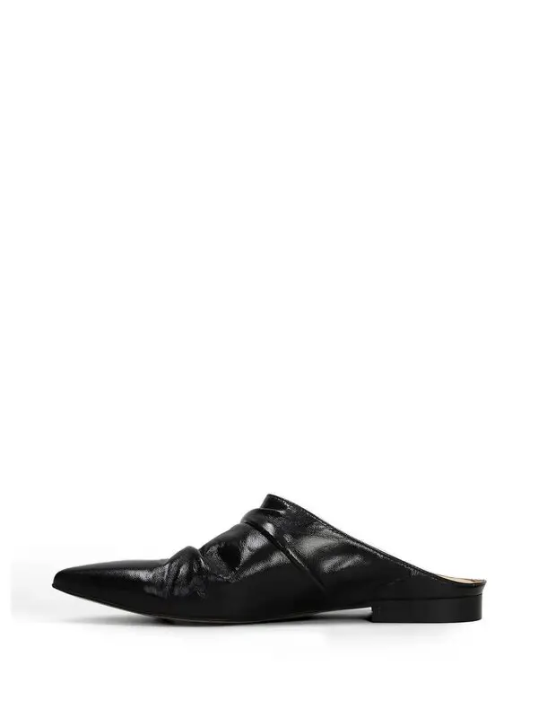ALCHIMIA Ruched Pointed-toe Mules
