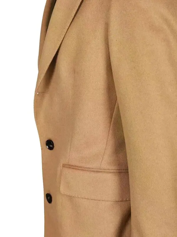 AL DUCA D’AOSTA 1902 Camel Peak Lapel Single-breasted Coat
