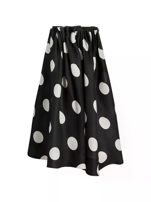 Khaite Polka-dot Skirt