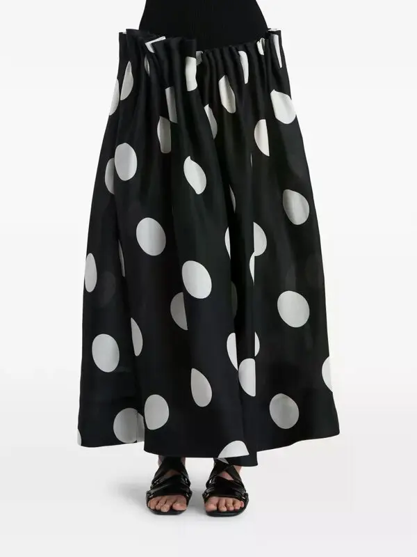 Khaite Polka-dot Skirt