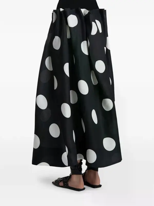 Khaite Polka-dot Skirt