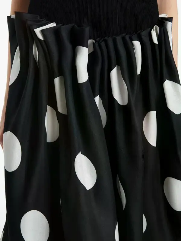 Khaite Polka-dot Skirt