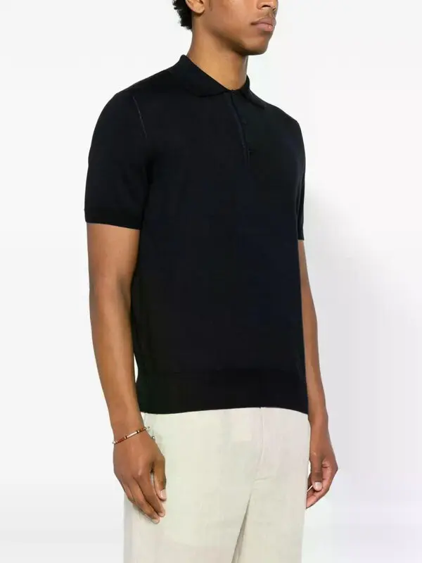 Canali Navy Polo Shirt