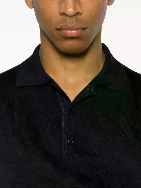 Canali Navy Polo Shirt