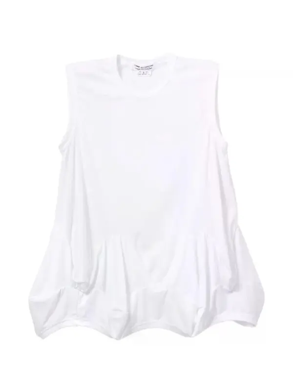 Comme Des Garçons Sleeveless Crew Neck Top
