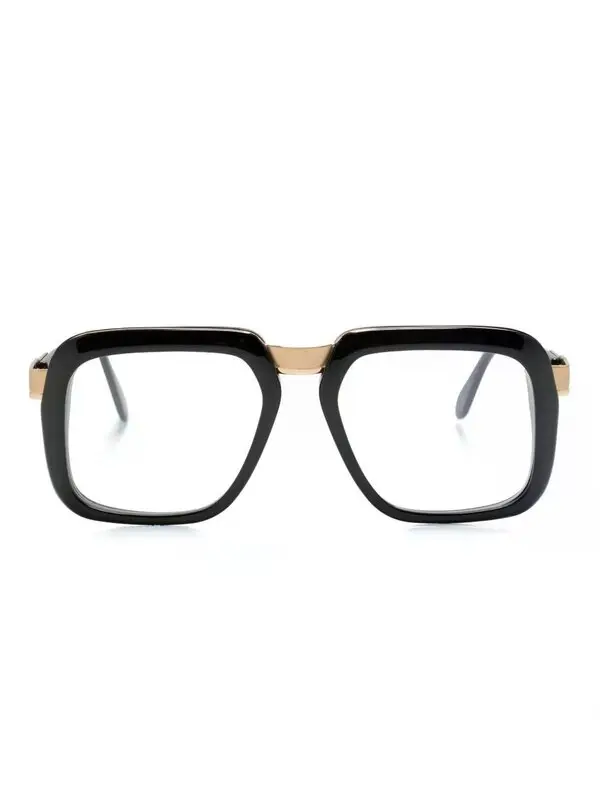 Cazal Square Frame Eyeglasses - Black