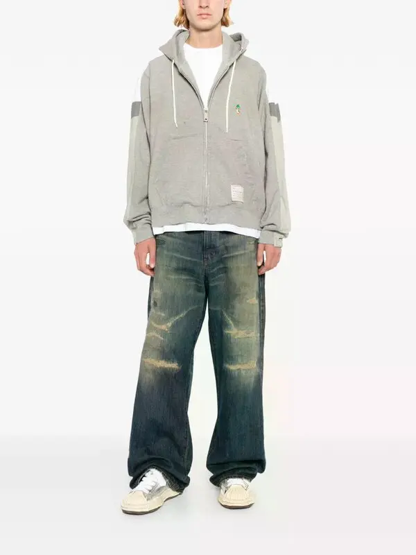 Mihara Yasuhiro Colour-block Panelled Hoodie