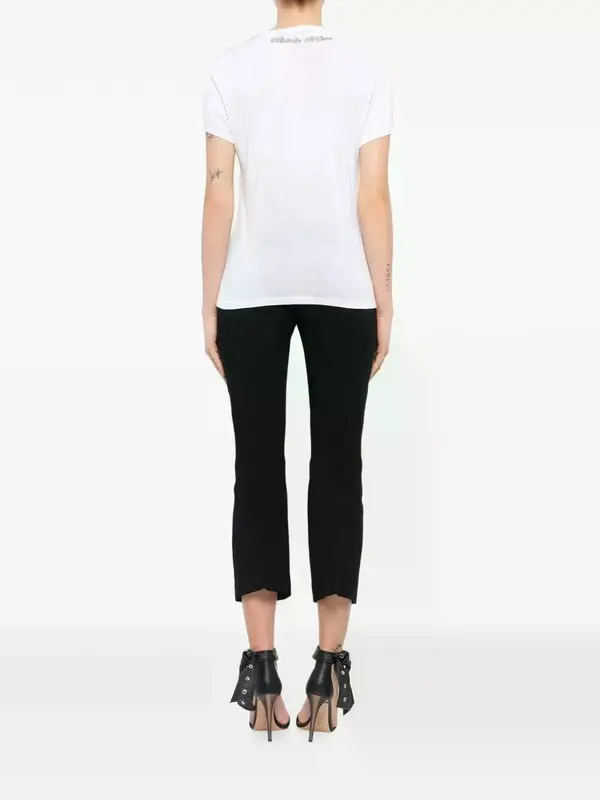 Alexander McQueen Double Skull Print T-shirt