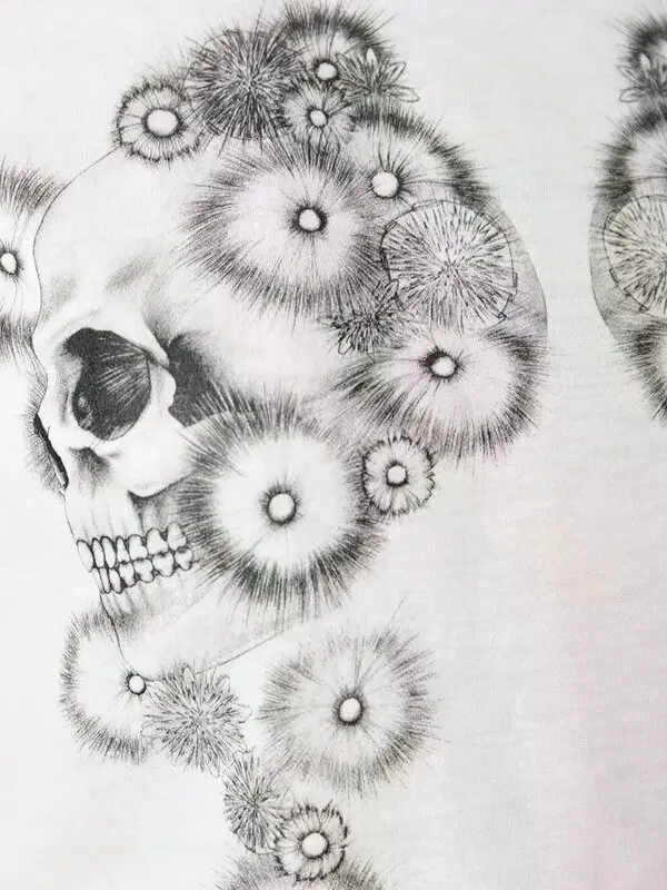 Alexander McQueen Double Skull Print T-shirt