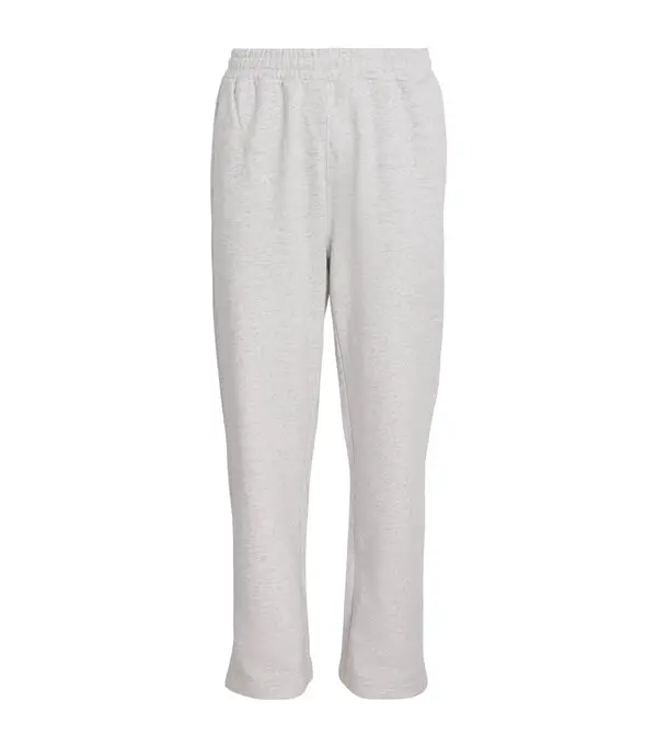 COLE BUXTON Cotton Uncuffed Sweatpants - Grey