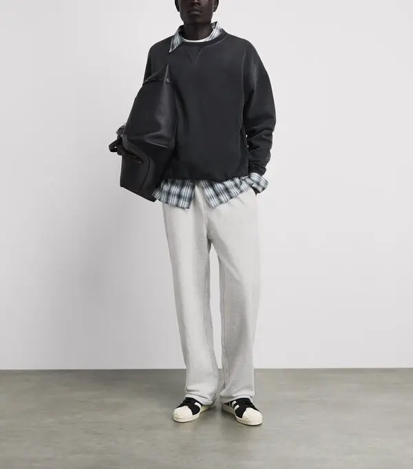 COLE BUXTON Cotton Uncuffed Sweatpants