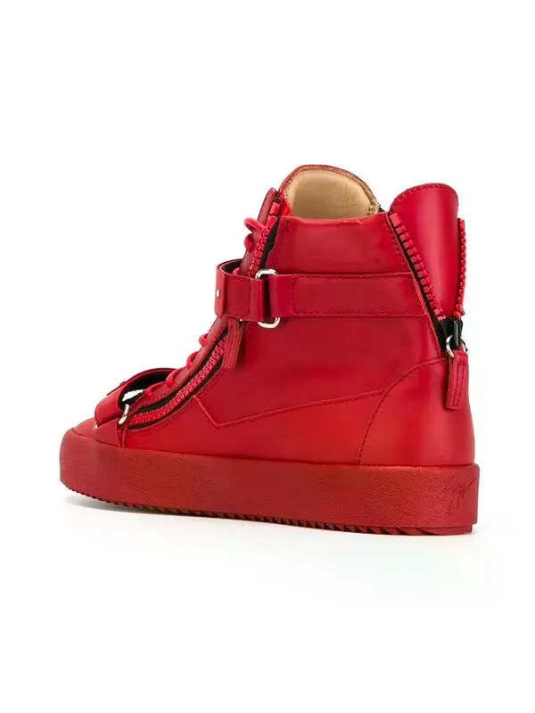 GIUSEPPE ZANOTTI Zip Detail High-top Sneakers
