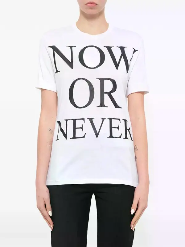 Neil Barrett Now Or Never T-shirt - White