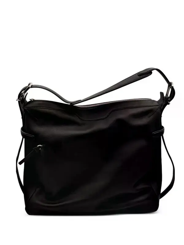 BONASTRE Rider L Zip Shoulder Bag - Black