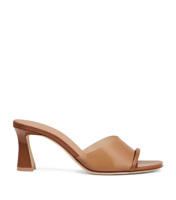 MALONE SOULIERS Roxanne Pvc Heeled Sandals 70 - Brown