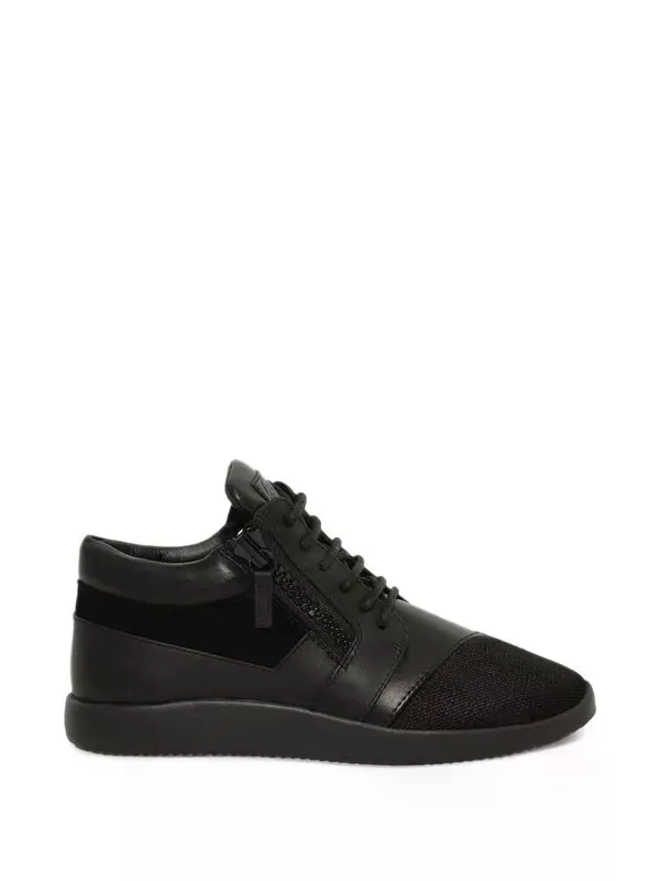 GIUSEPPE ZANOTTI The Shark" Hi-top Sneakers - Black